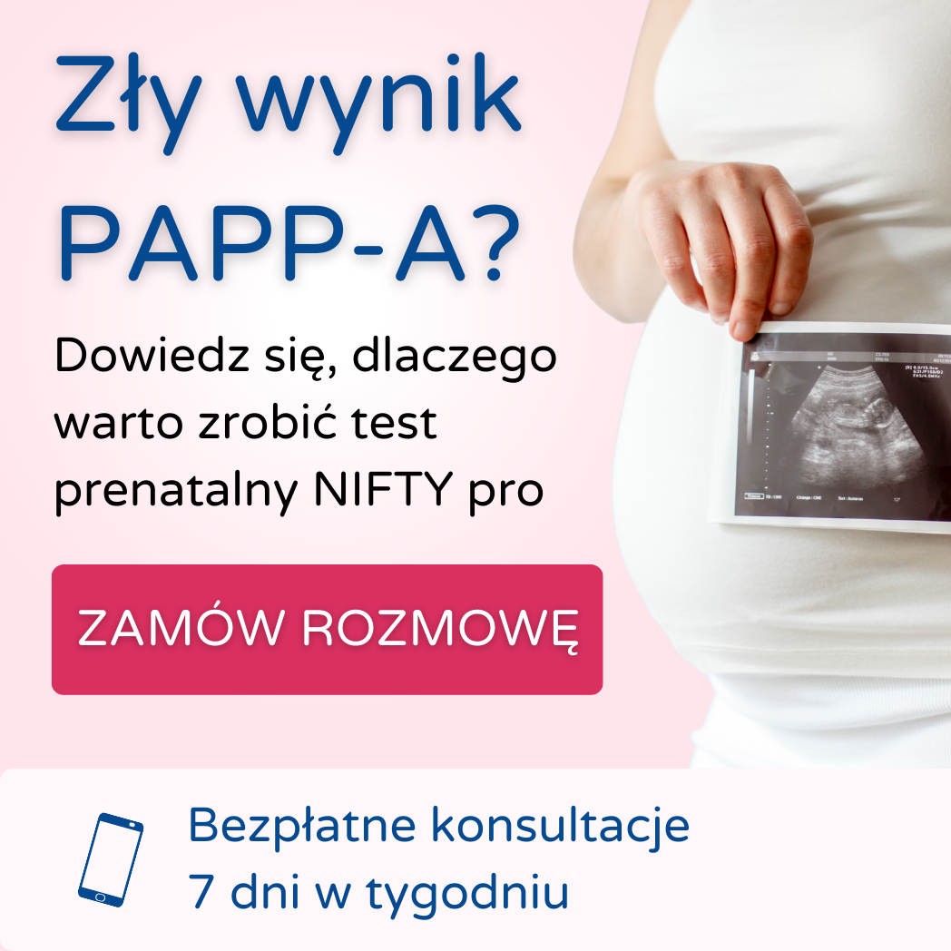Test PAPP-a zły wynik, czy to oznacza że dziecko jest chore?
